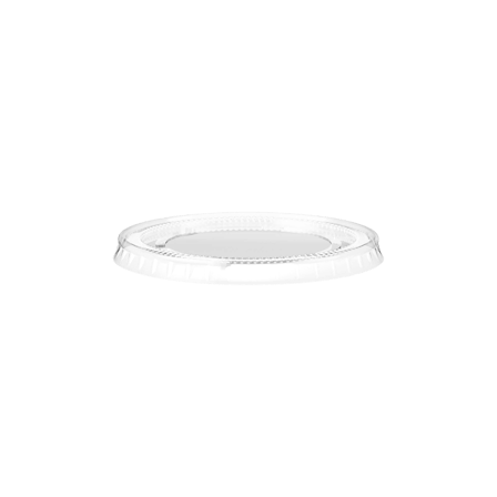 4 oz Clear Plastic Portion Cup Lid - (2500/Case) - Maryland Paper ...