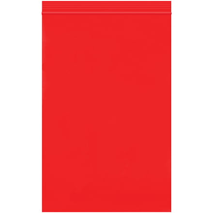6 x 9 2 mil Red Reclosable Poly Bags | Packachange