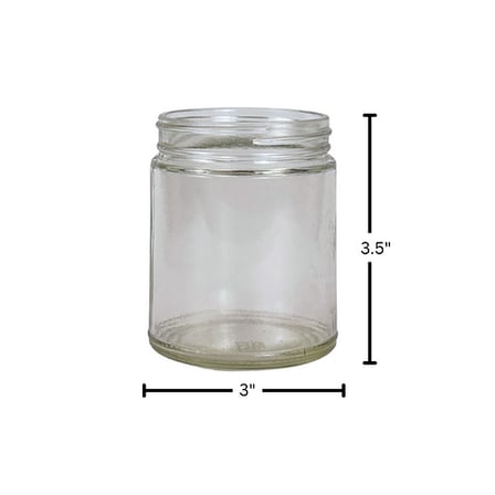 9 oz Clear Glass 70-400 Jar – 24/Case Bulk Supply | Packachange